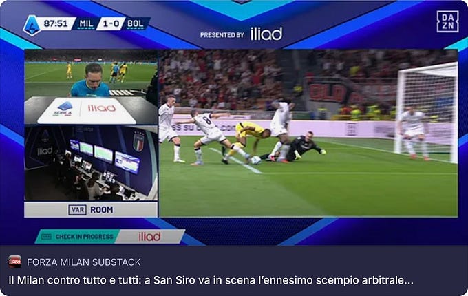 Forza Milan (@forzamilan): "Quello che é successo a San Siro non é più definibile come errore e ...