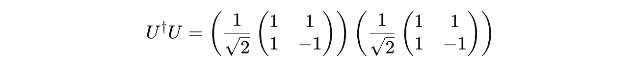 How to prove that a matrix is Unitary?