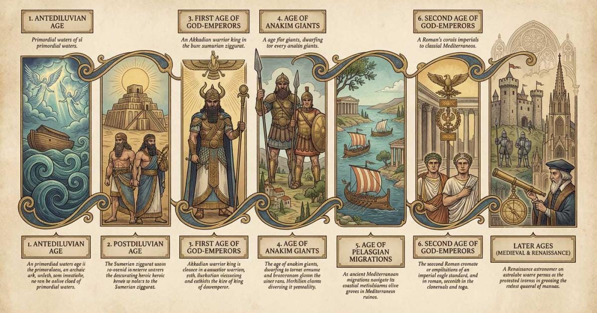 The Legacy of the Nephilim: Tracing the Fallen Ones Through Nine Ages