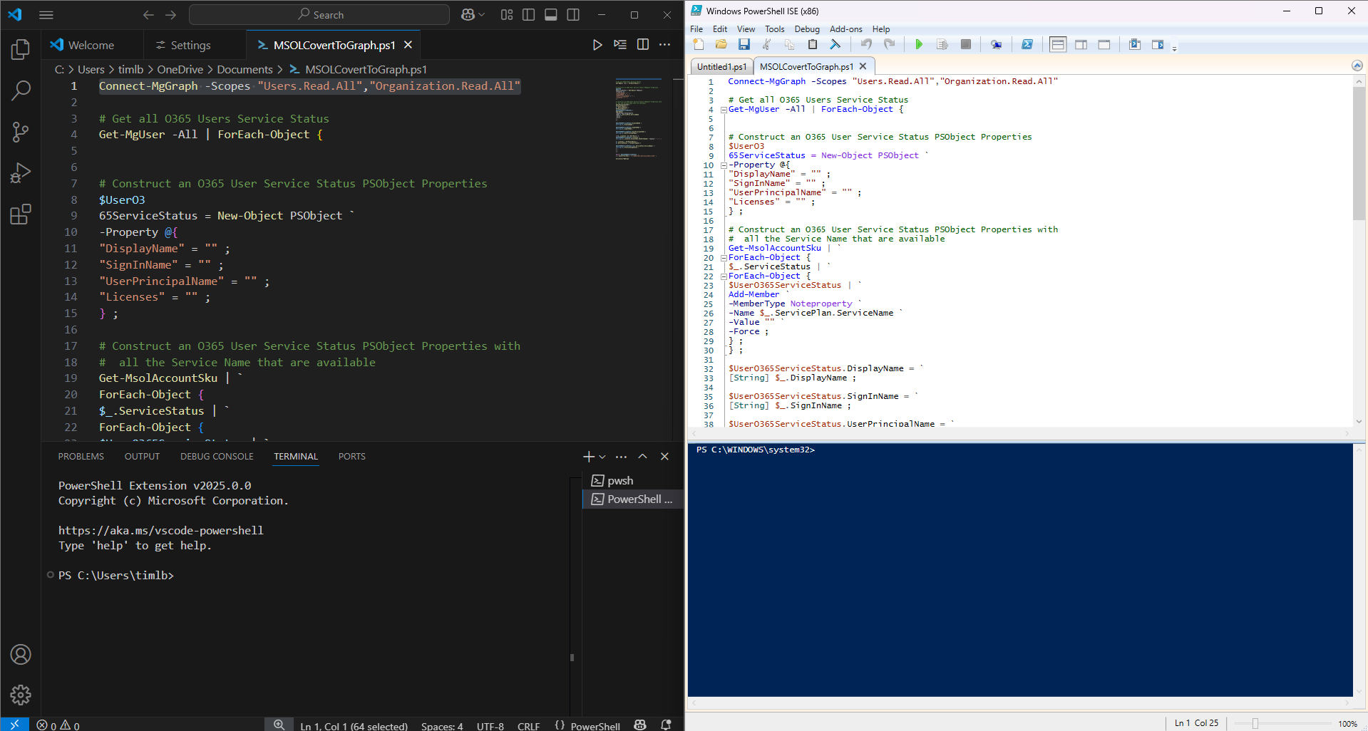 Getting started with PowerShell 7 and Microsoft Graph PowerShell SDK ...