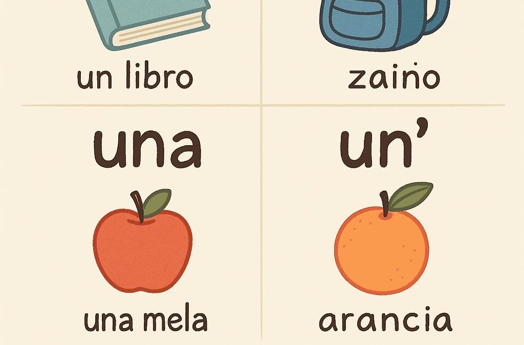 Lesson 2: Italian Indefinite Articles