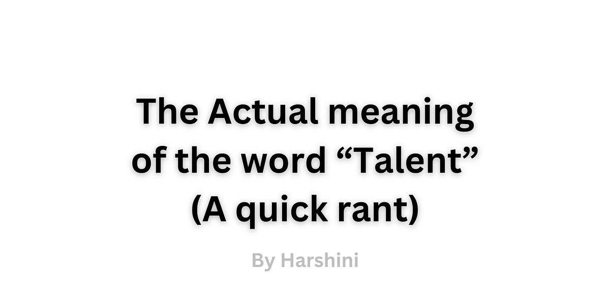 talented word origin