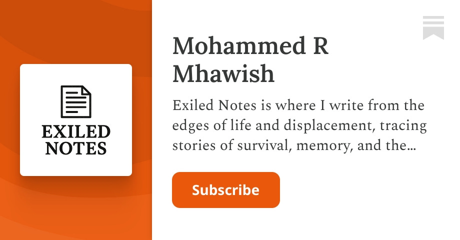 Mohammed R Mhawish | Mohammed R. Mhawish | Substack