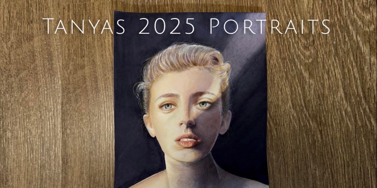 2025 Portraits Show & Tell - by Tanya Kucey ART 🇨🇦