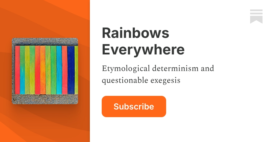 Rainbows Everywhere | David Speiser | Substack