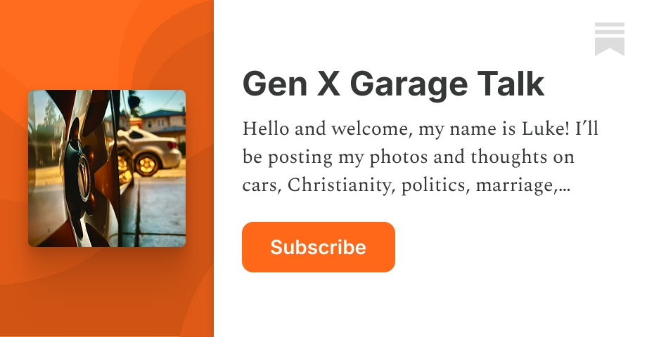 Gen X Garage Talk | Substack