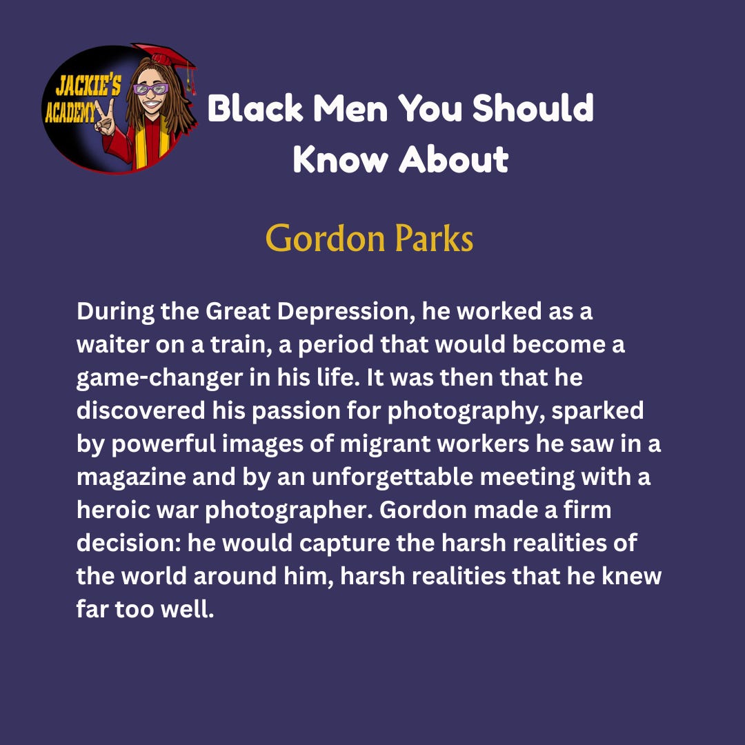 Black Men You Should Know About: Gordon Parks