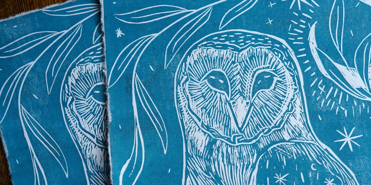 Art Lesson: Printmaking 101 // The Linocut