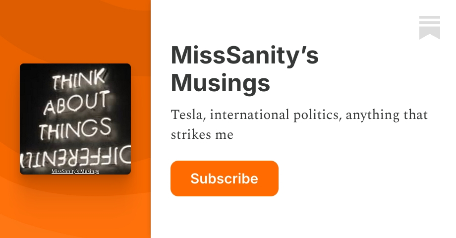 MissSanity’s Musings | Elizabeth | Substack