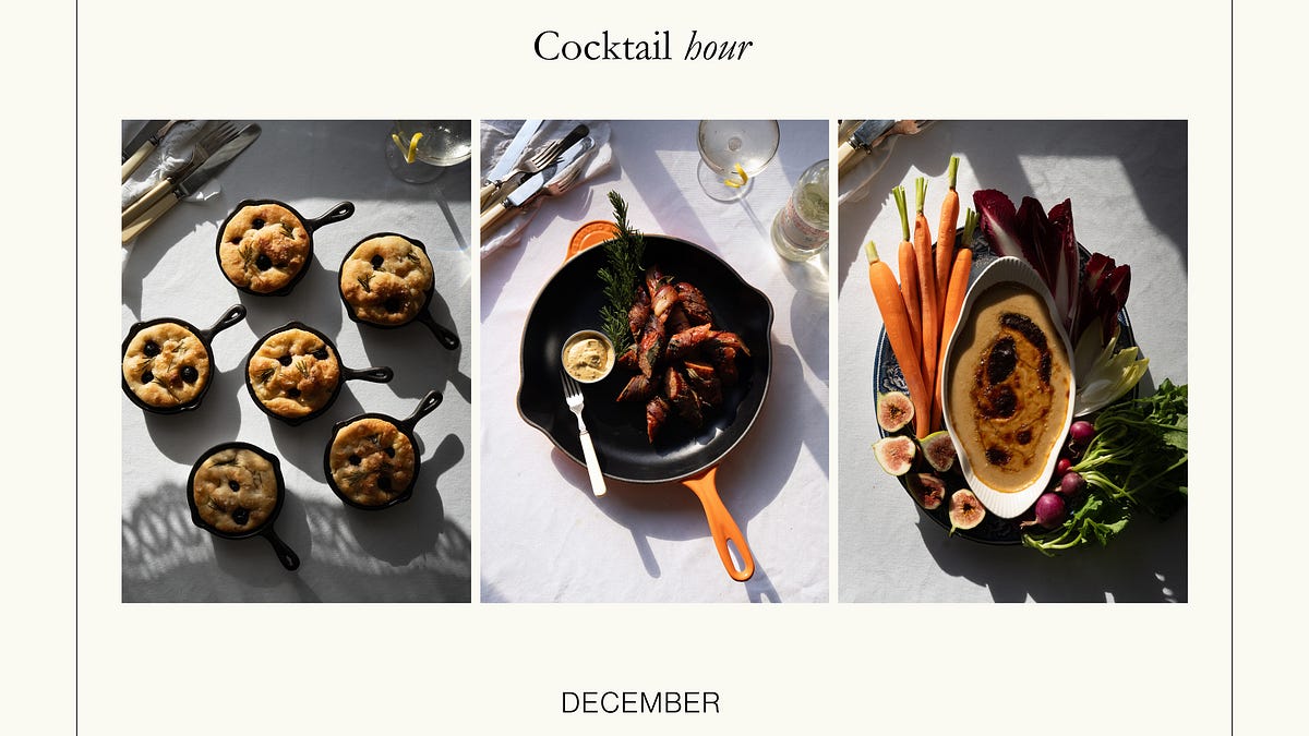 light snacks with drinks