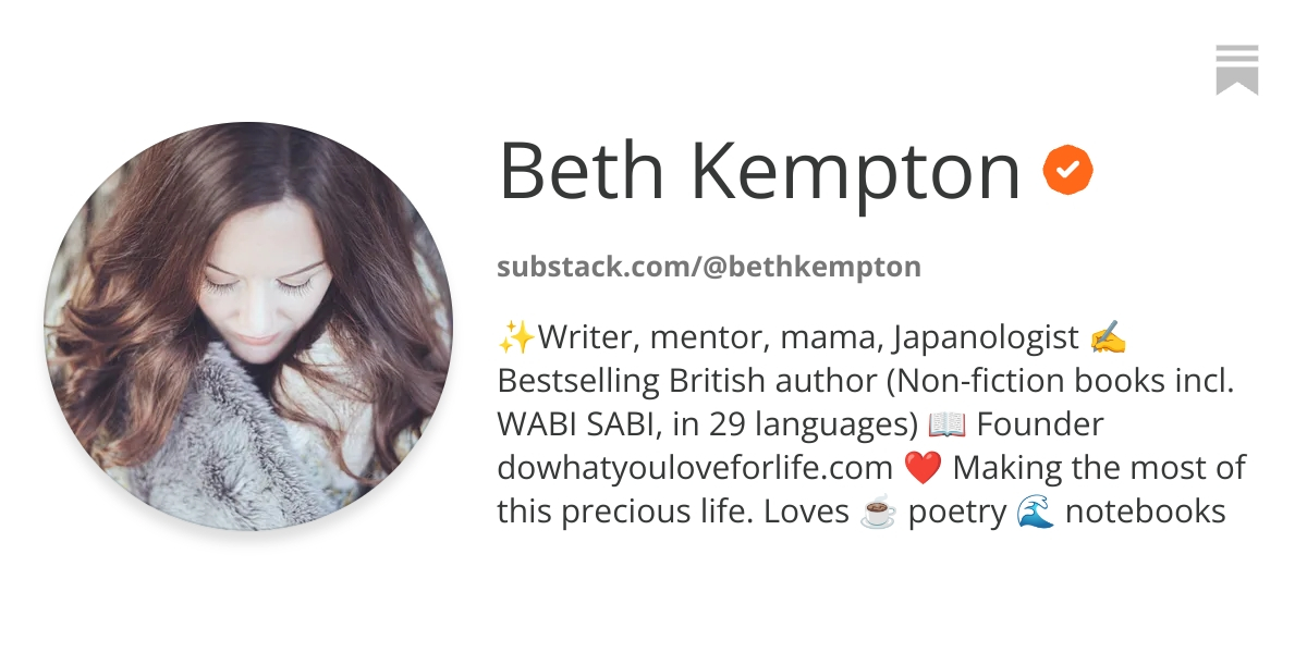 Beth Kempton | Substack