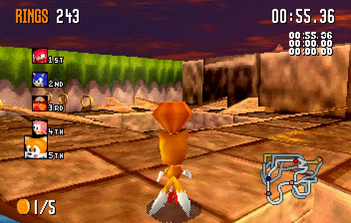 Sonic R: The R&R mod - by Bo - Rings of Saturn