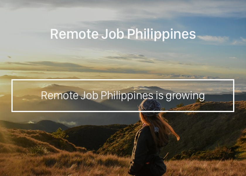 Remote Job Philippines | Substack