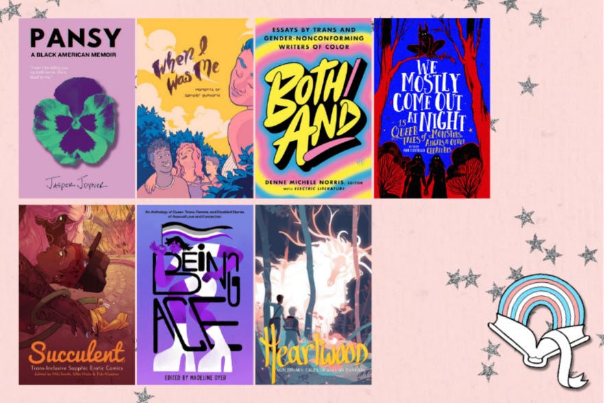 Books Recs for the Trans Rights Readathon 2026 🏳️‍⚧️