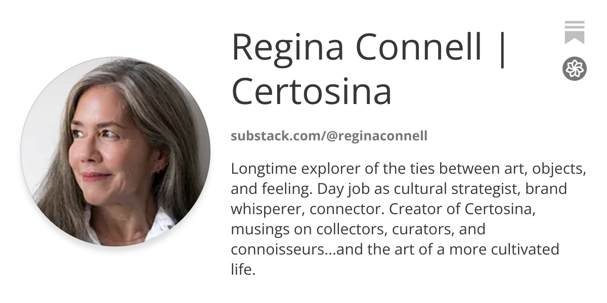 Regina Connell | Certosina | Substack