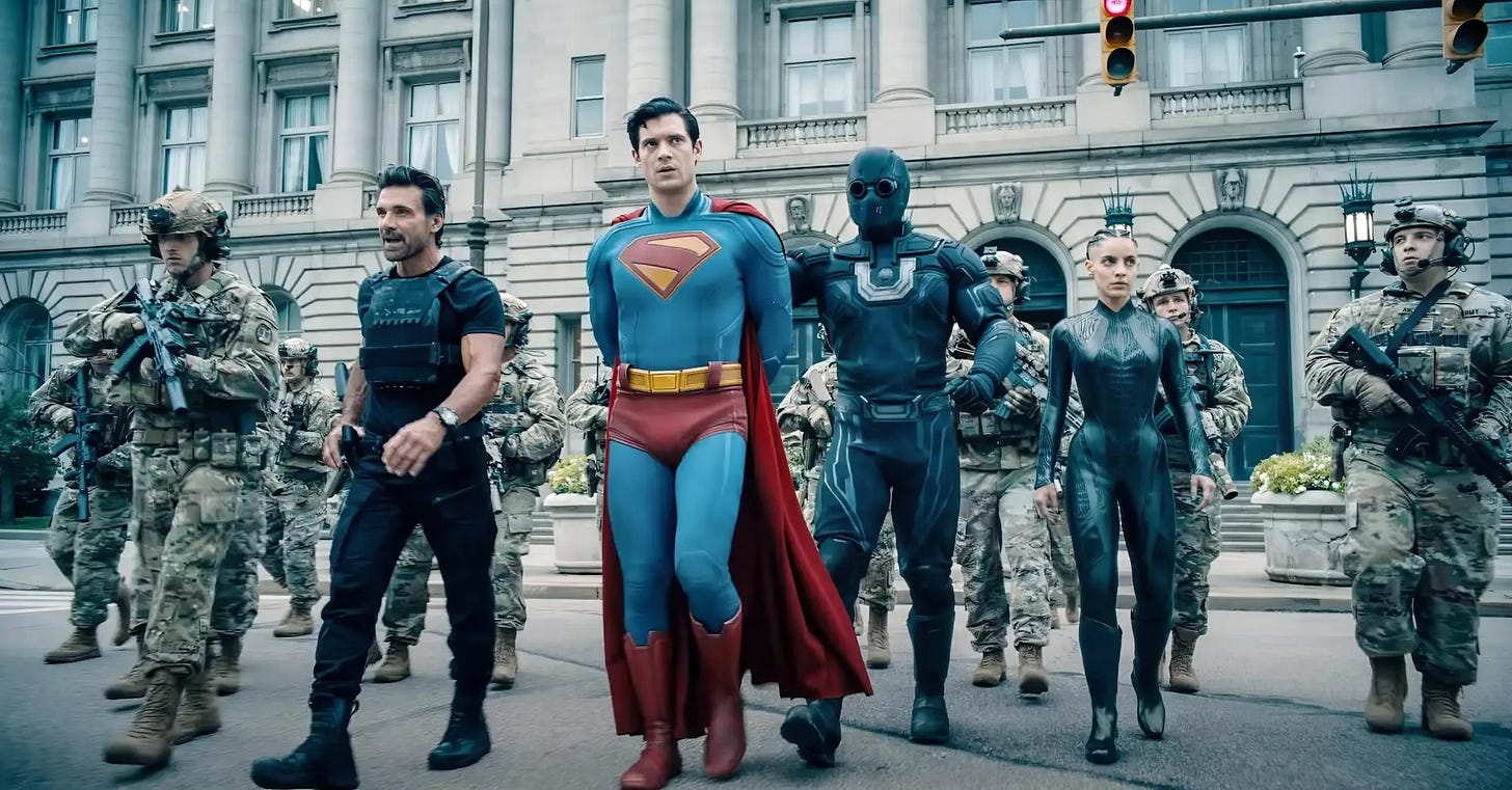 The new Superman movie is very clearly about Israel and Palestine ...