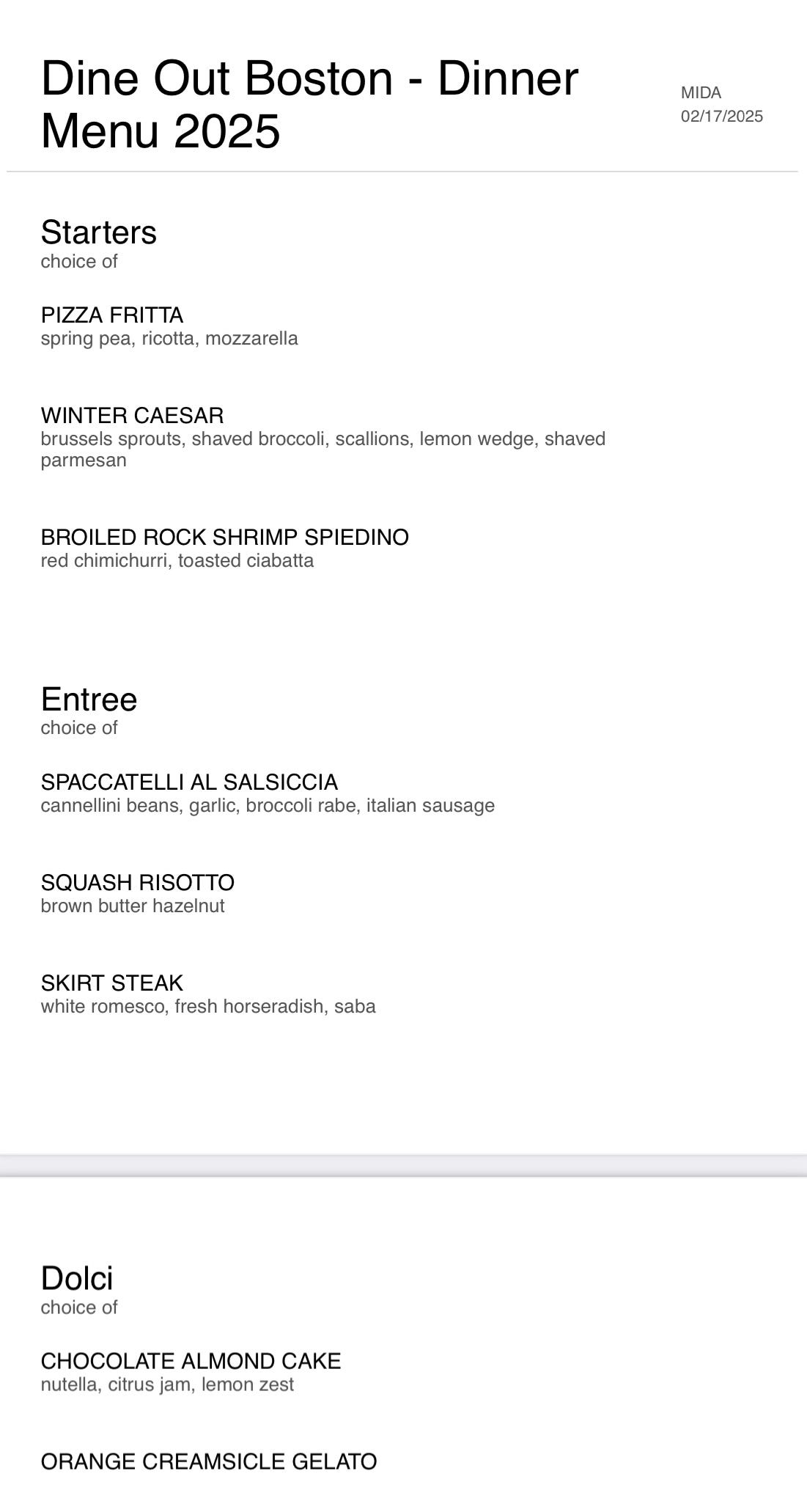 The Best of Boston Restaurant Week - by Anna Darrow