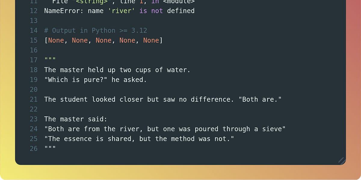 Koan 11: The Flowing River (Part 2) - by Vivis Dev
