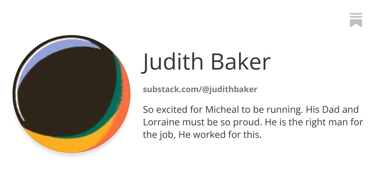 Judith Baker | Substack