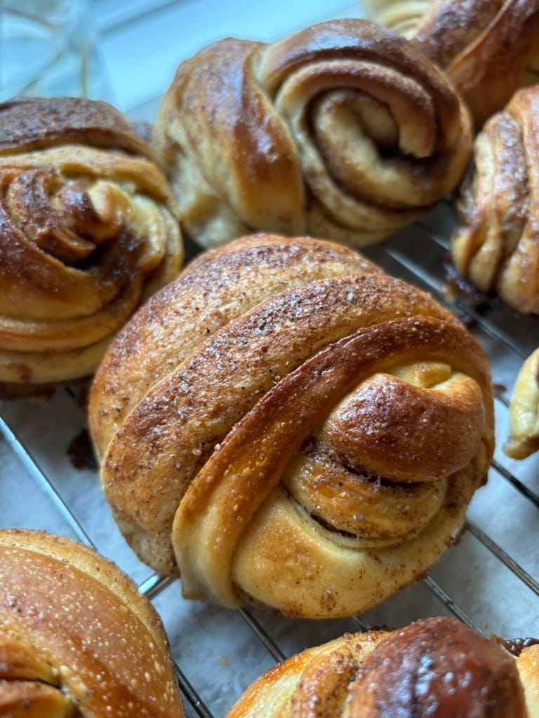 Sweet buns - full recipe - by Emilie Garnes