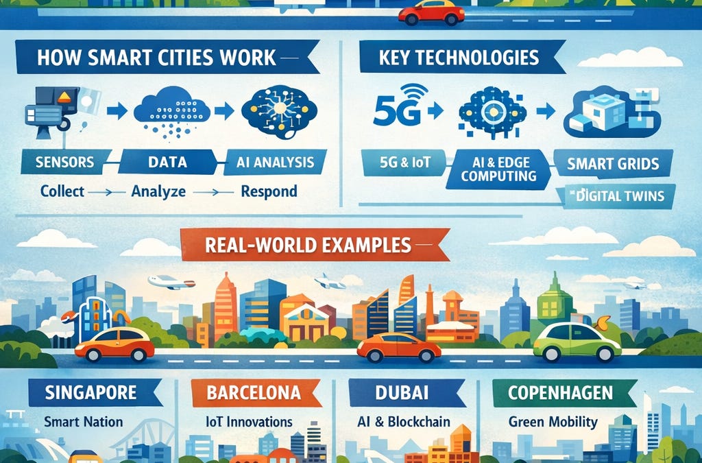 Smart Cities Explained: Technologies, Benefits, Real Examples, and the ...