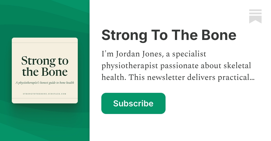 Strong To The Bone | Substack