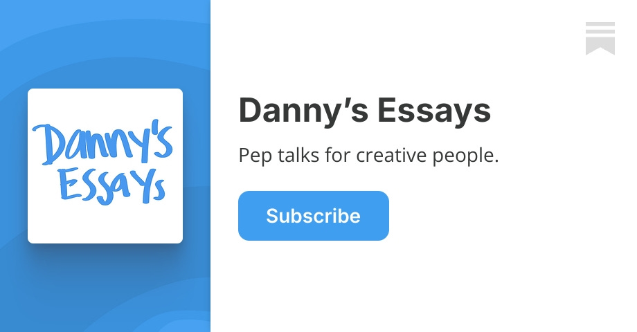 Danny’s Essays | Danny Gregory | Substack