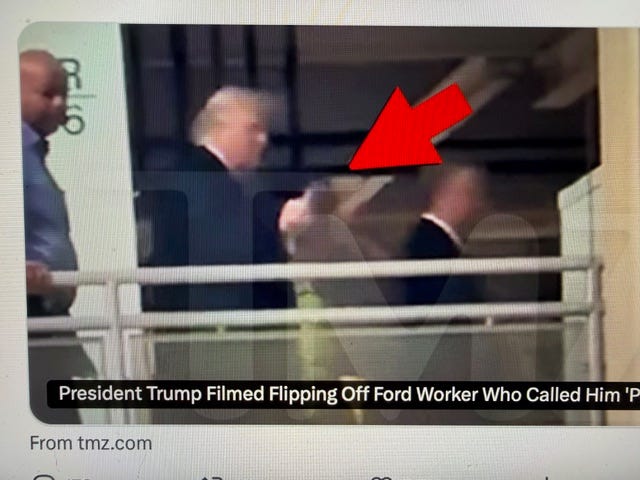 UAW Ford worker yells at Trump, suspended
