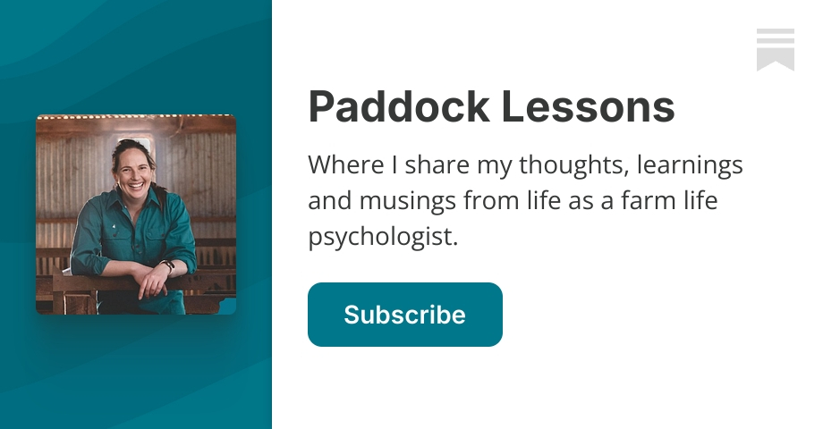 Farm Life Psych with Steph Schmidt | Steph Schmidt | Substack