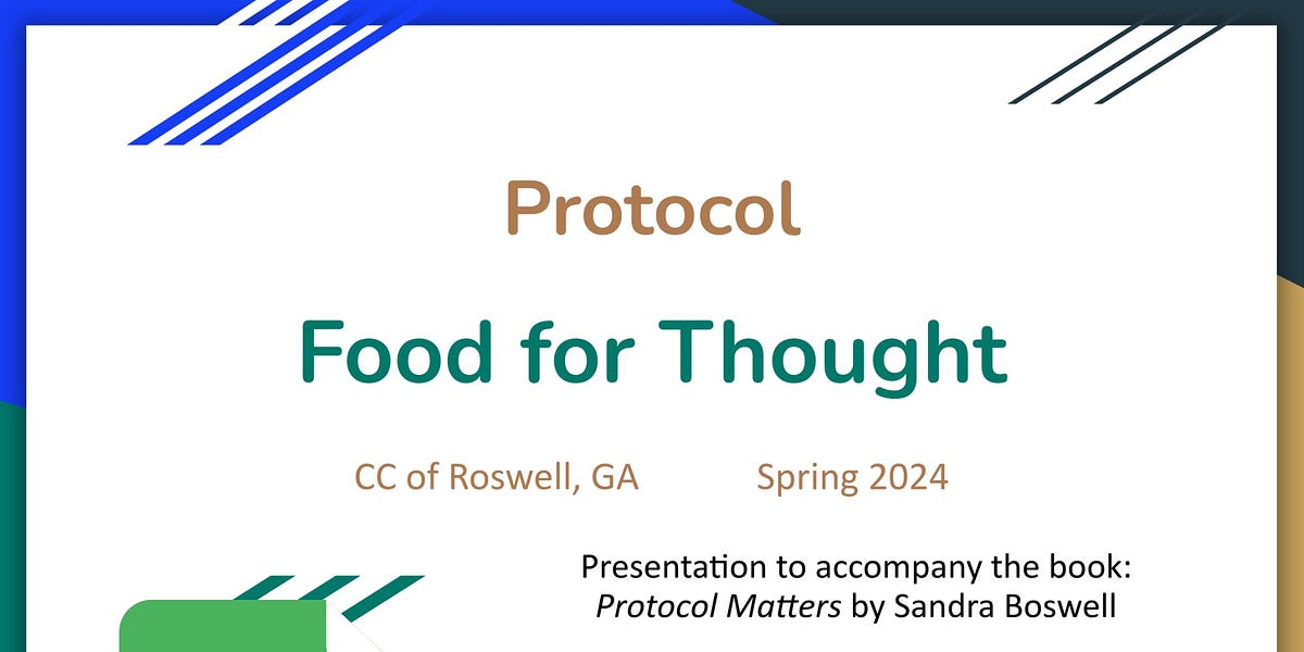 Protocol Matters PowerPoint Slides