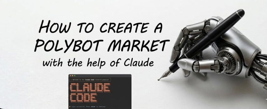 HOW TO CREATE A POLYMARKET BOT MARKET with the help of Claude
