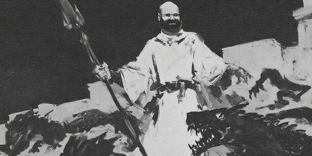 The Priest on the Wall - by Cairo Smith - Futurist Letters