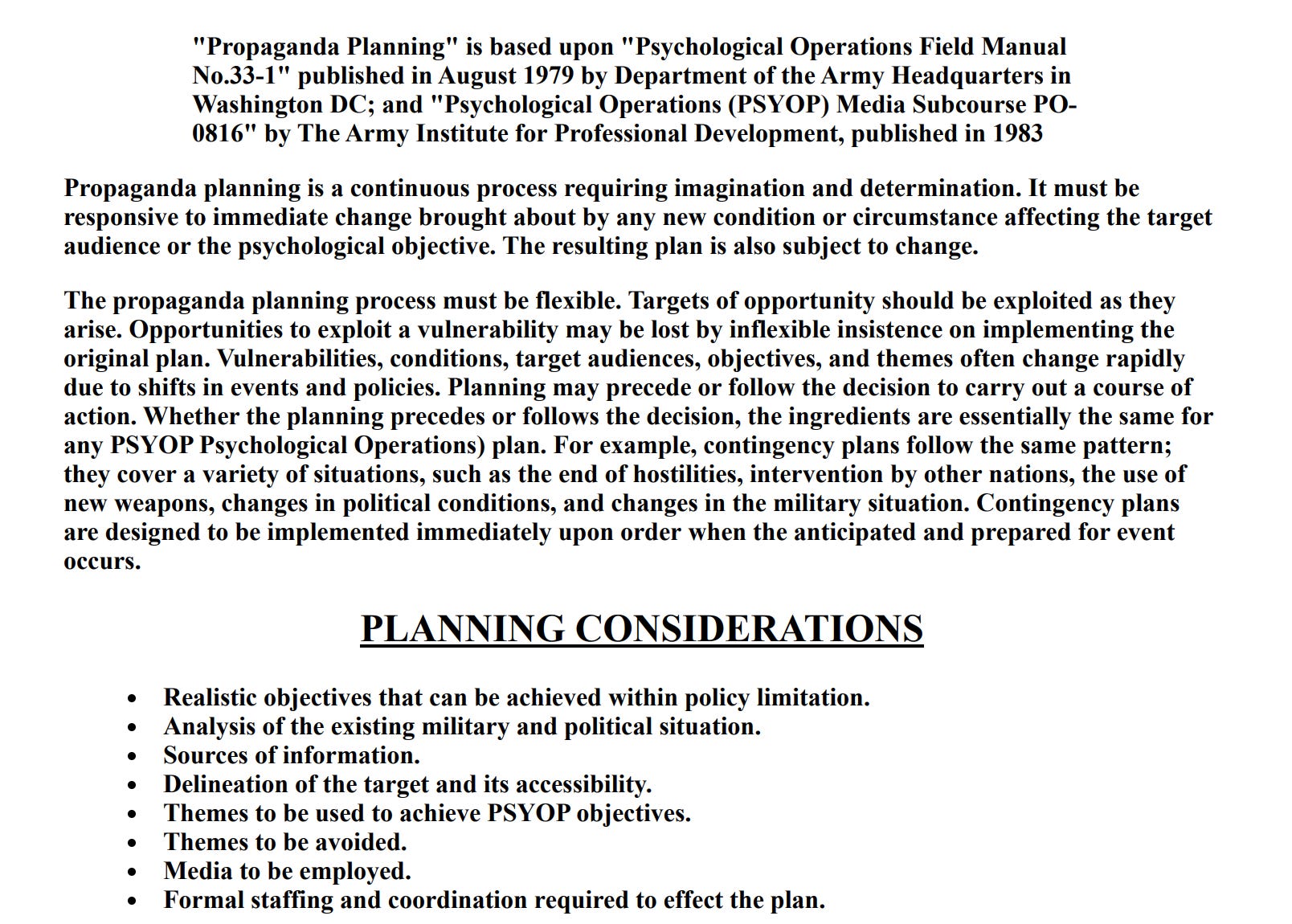 the army document they don't want you reading... and how it controls ...