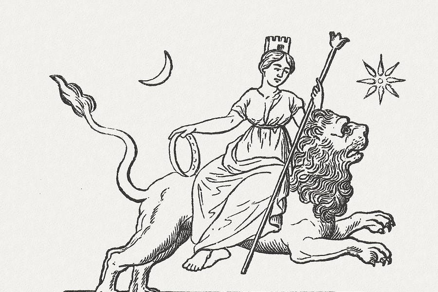 The Minoan Goddess Rhea - Threads of Magic from Laura Perry