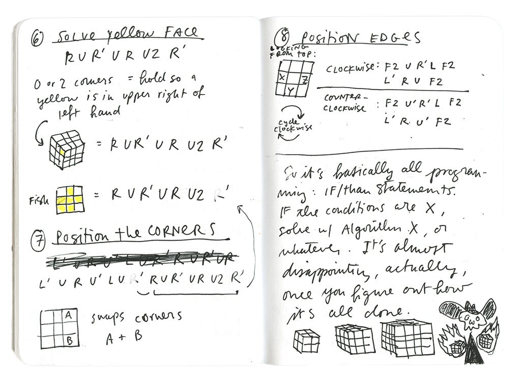 The comfort of a Rubik’s Cube - Austin Kleon