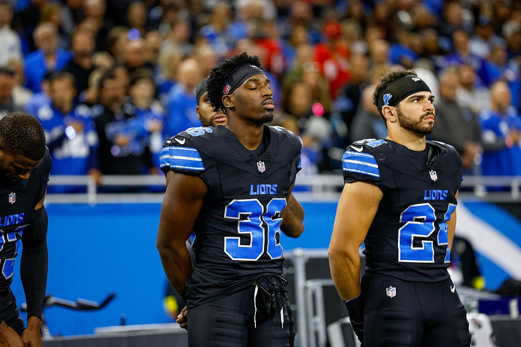 Detroit Lions' Brian Branch reportedly done for year with torn Achilles ...