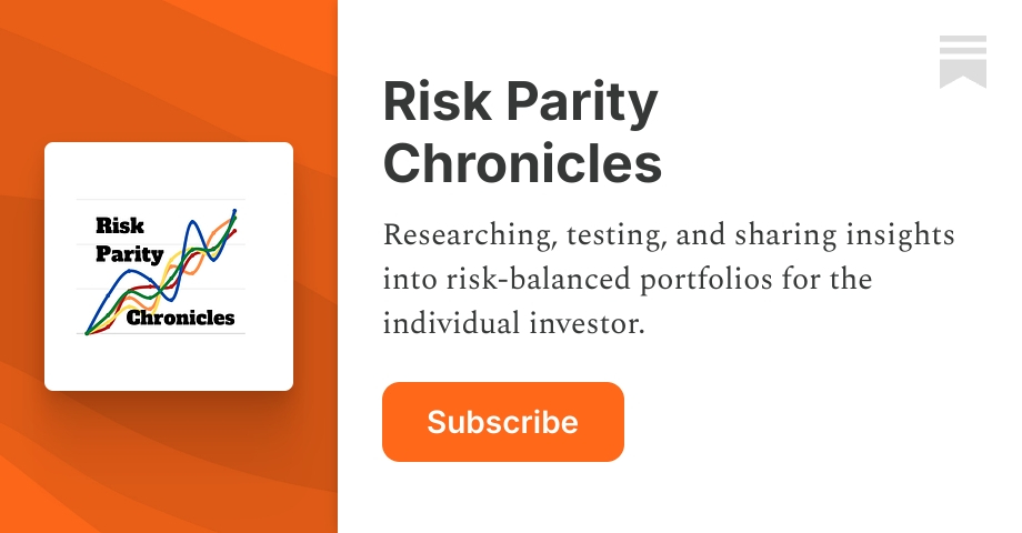 Risk Parity Chronicles | Justin | Substack