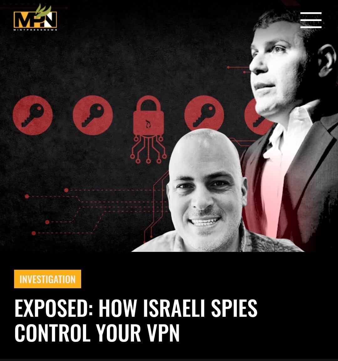 💥 EXPOSED: HOW ISRAELI SPIES CONTROL YOUR VPN