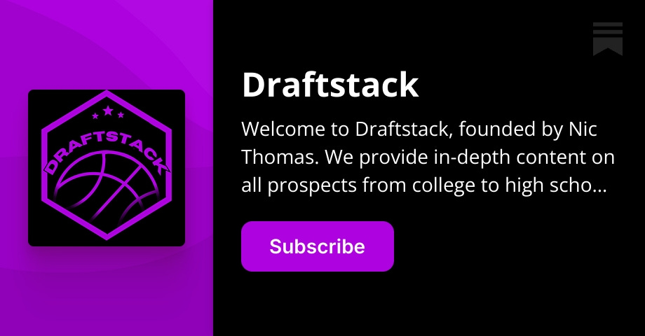 Draftstack | Nic Thomas | Substack