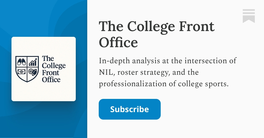 The College Front Office | Noah Henderson | Substack