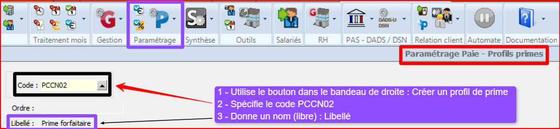 Comment créer une prime, qui se déclenche à un moment précis, se ...