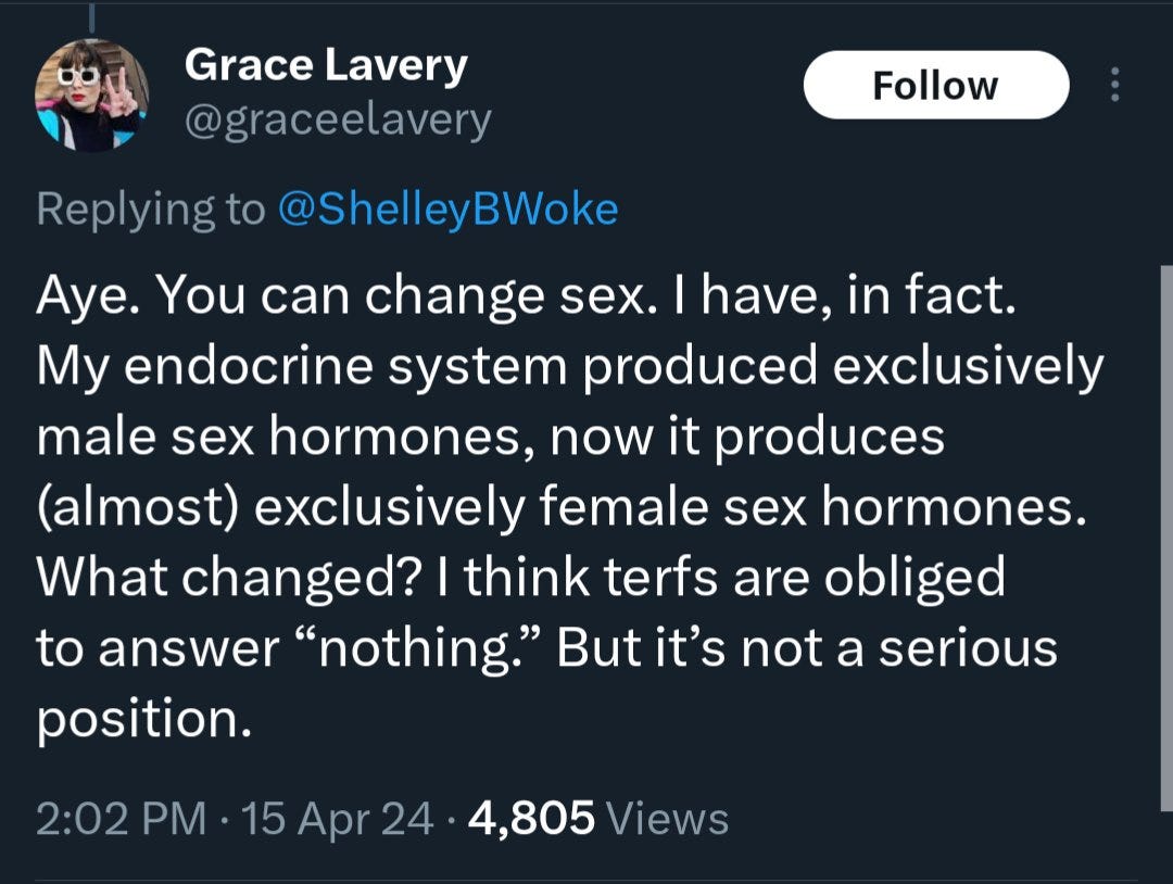 Is it really true that “no one's denying the reality of biological sex”?