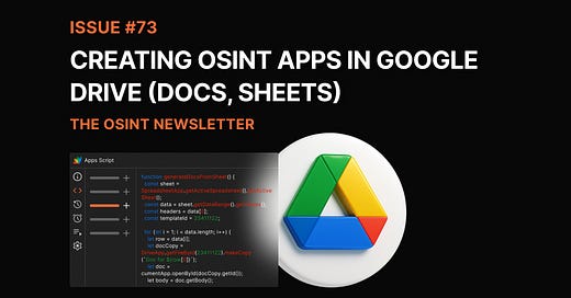 The OSINT Newsletter | Jake Creps | Substack