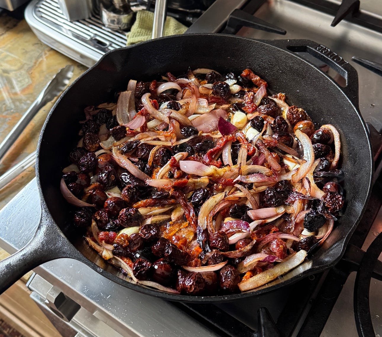 Black Beans with Mole Poblano - by Pierce Abernathy
