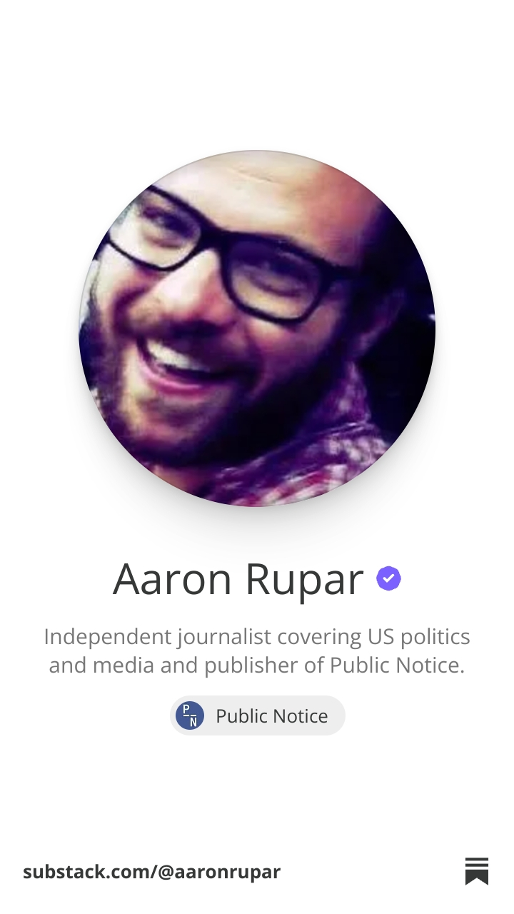 Aaron Rupar | Substack