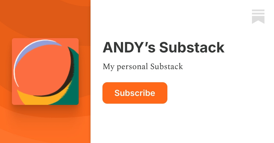 ANDY’s Substack | ANDY ROBINSON | Substack