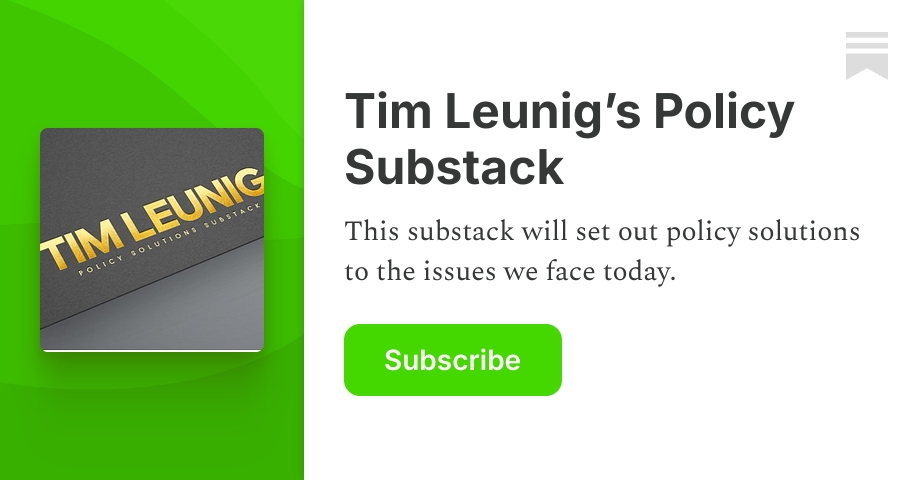 Tim Leunig’s Policy Substack | Substack
