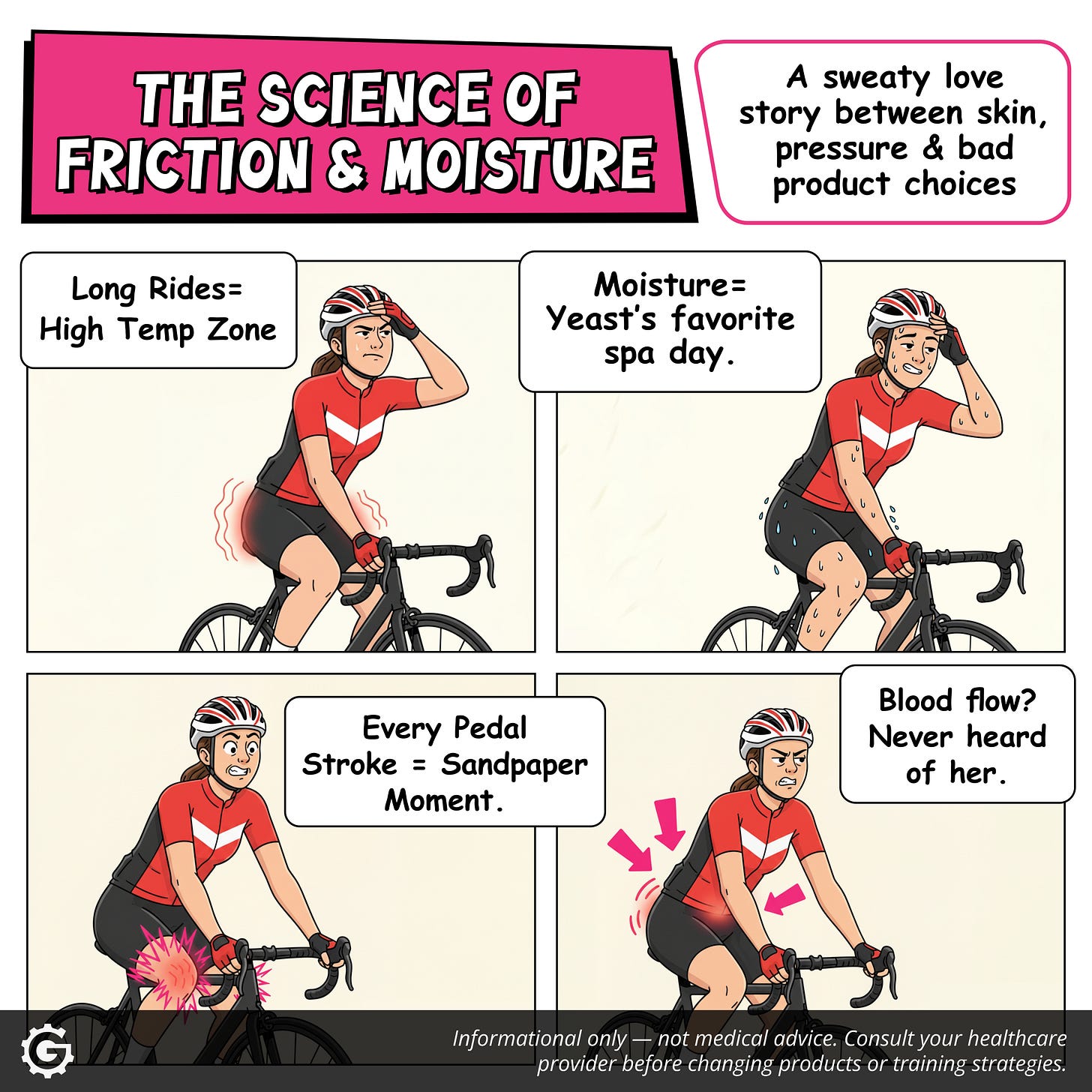 The Science of Friction, Sweat, and Skin Damage