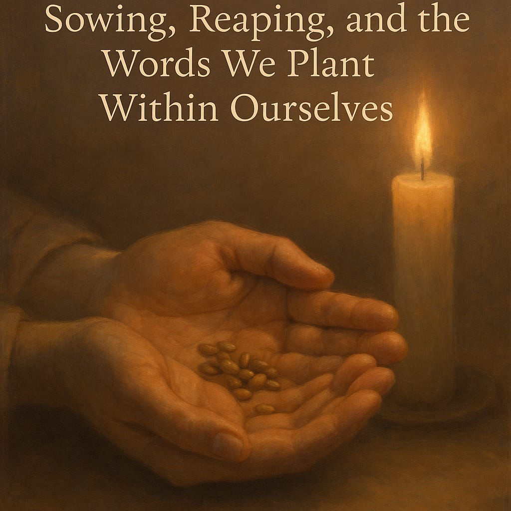 Sowing, Reaping, and the Words We Plant Within Ourselves