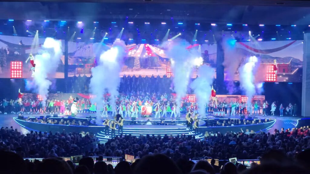 Megachurch Puts on ‘Greatest Snowman’ Christmas Spectacular